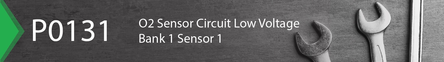 P0131 Engine Code | Oxygen O2 Sensor Circuit Low Voltage (Bank 1, Sensor 1)